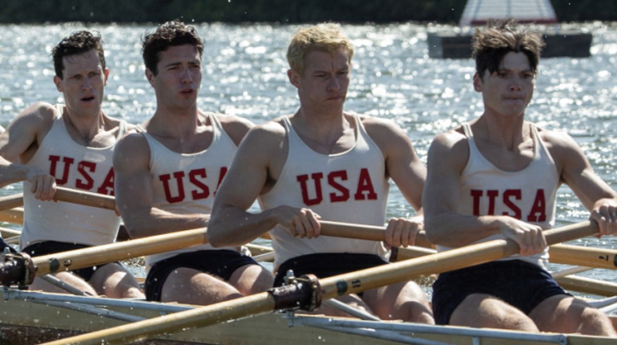 Joel Edgerton and Callum Turner Introduce The Boys In The Boat